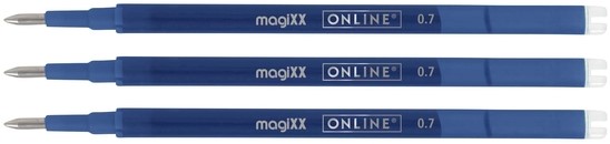 Gelschrijvervulling Online Magixx medium blauw blister à 3 stuks bij ...